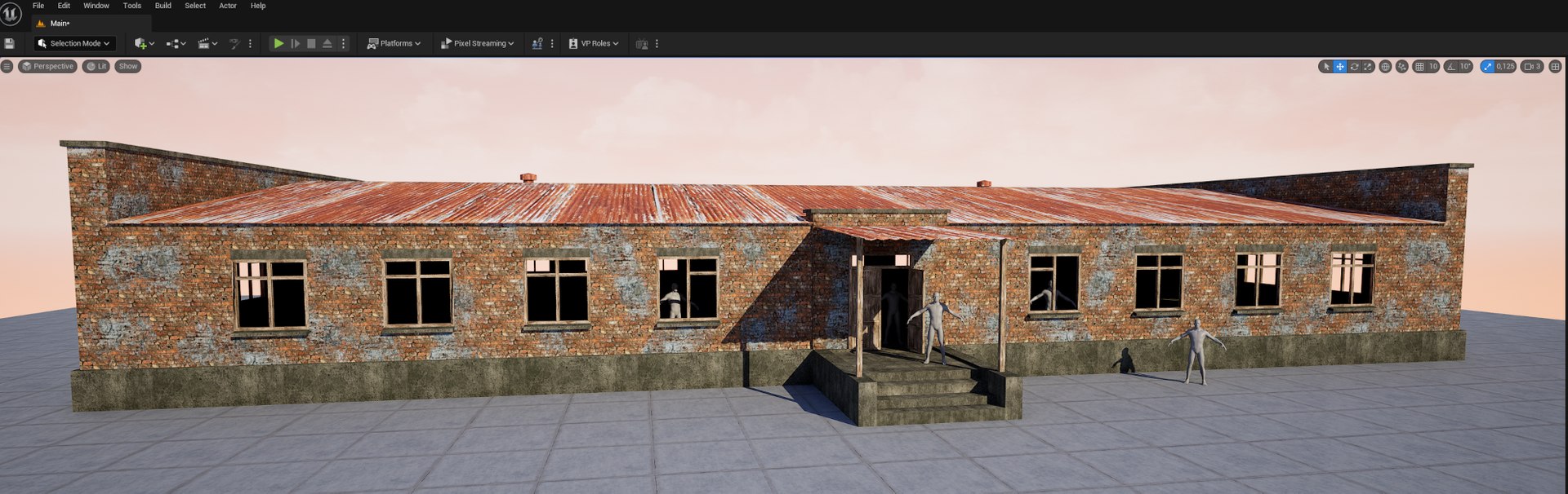 3D Old Barrack - TurboSquid 2239867