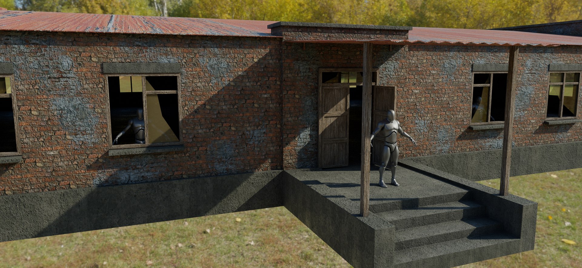 3D Old Barrack - TurboSquid 2239867