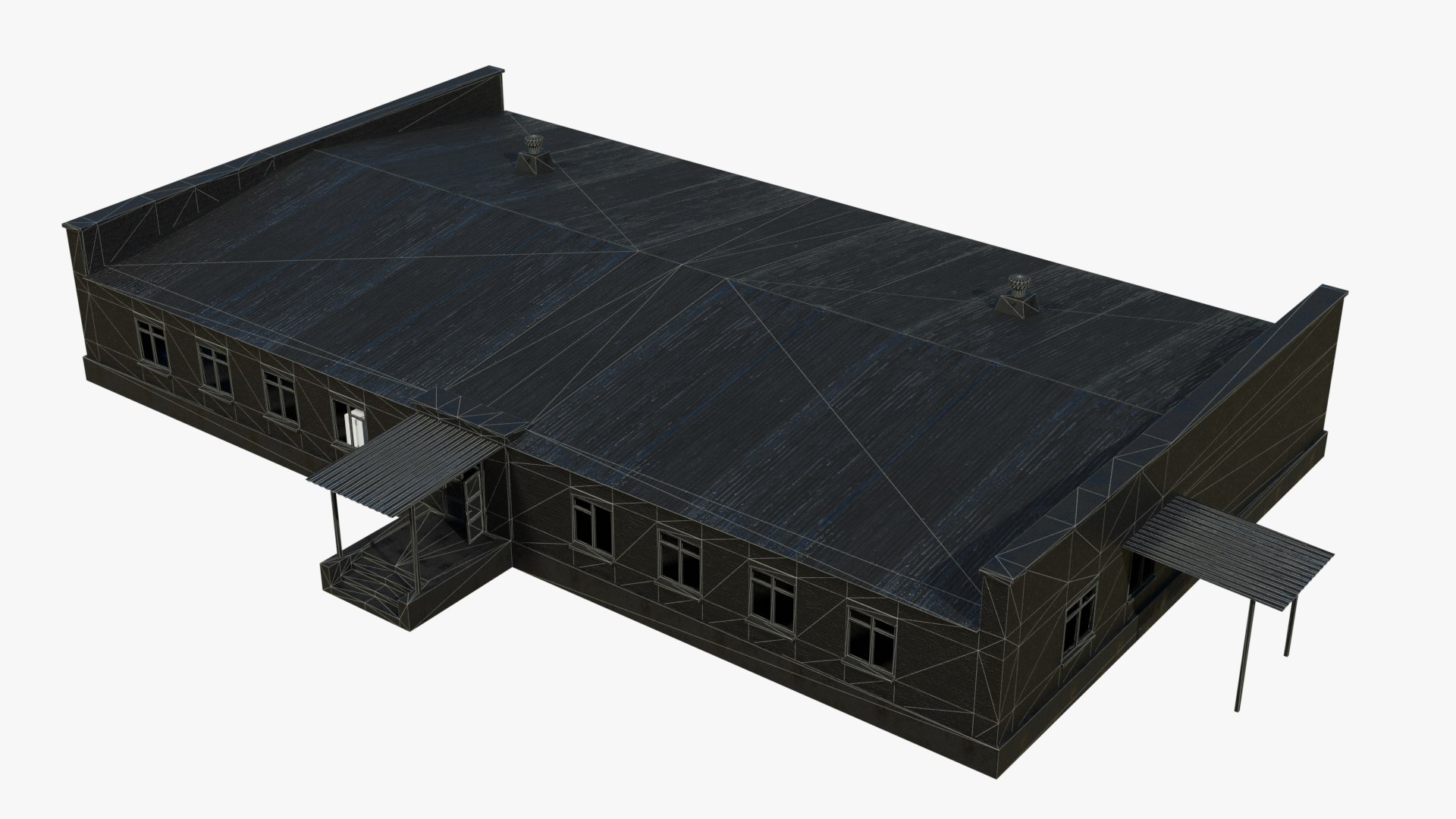 3D Old Barrack - TurboSquid 2239867