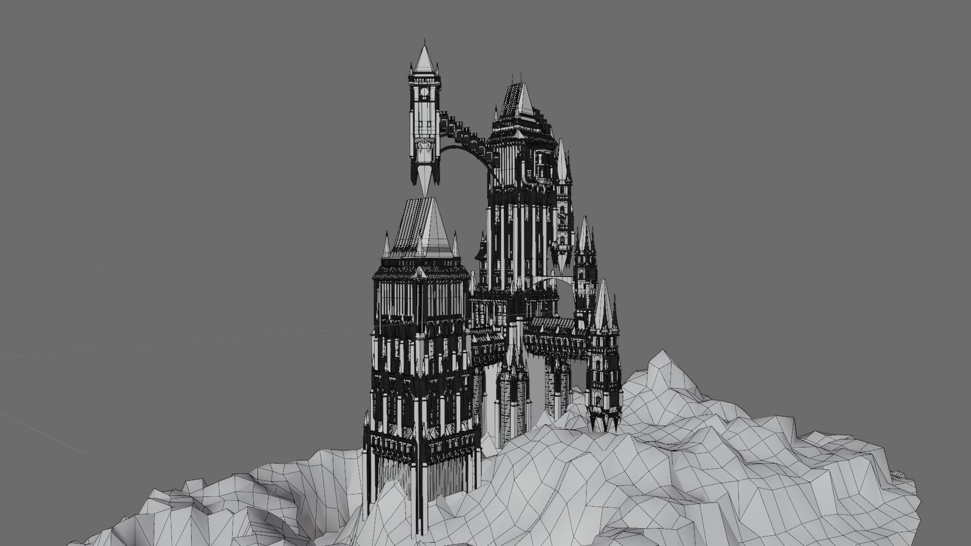 3D Draculas Castle Model - TurboSquid 2101034