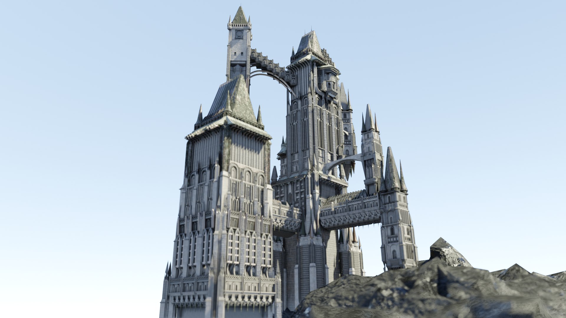 3D Draculas Castle Model - TurboSquid 2101034