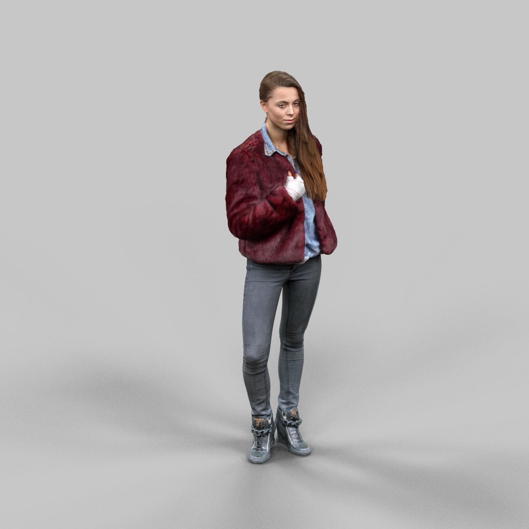 Fashion Girl 3d Obj
