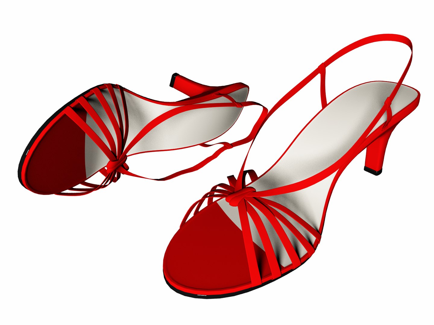 3d Model Heal Shoes Girls
