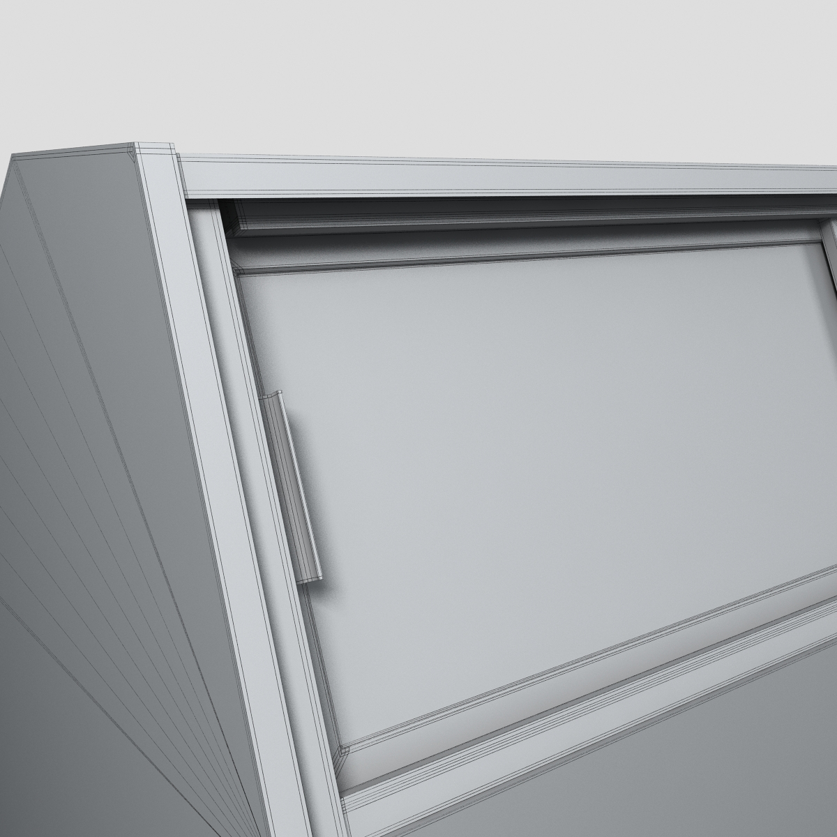 set deli cases 3d model