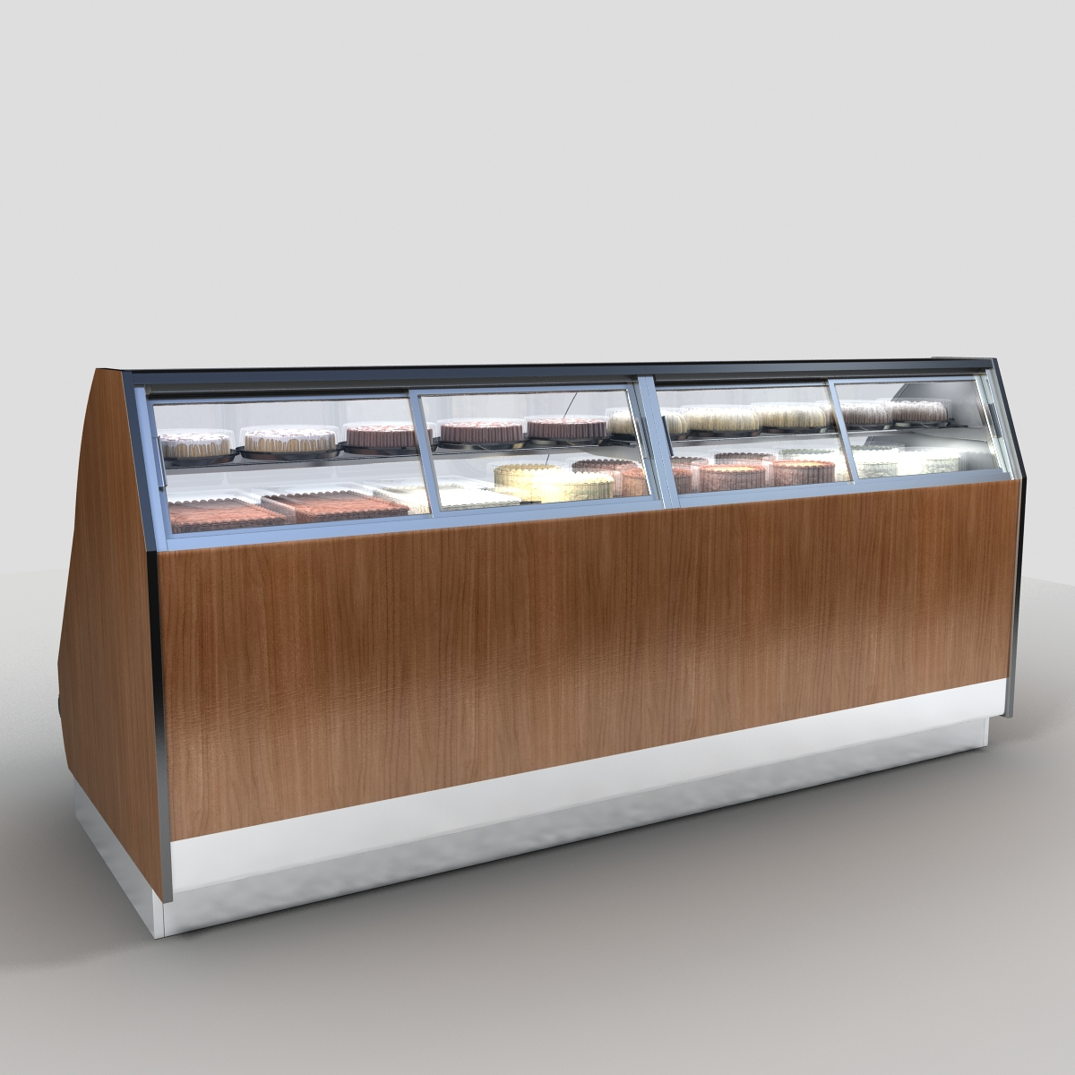 set deli cases 3d model