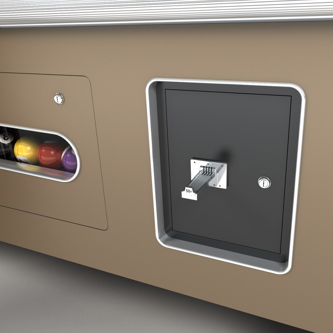Pool Table Arcade 3d Model