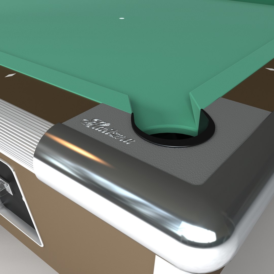 Pool Table Arcade 3d Model
