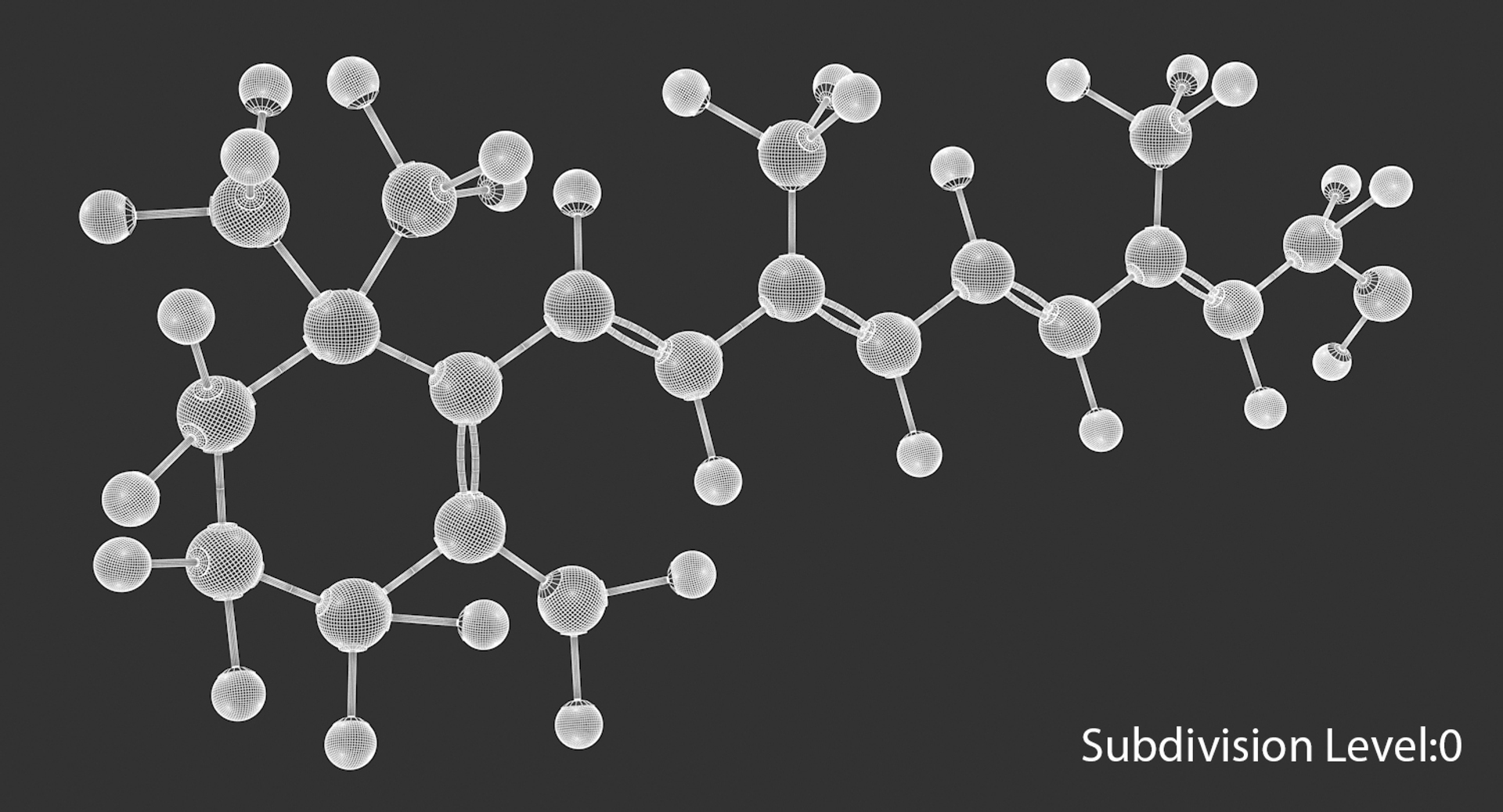 3D vitamin molecule - TurboSquid 1420266