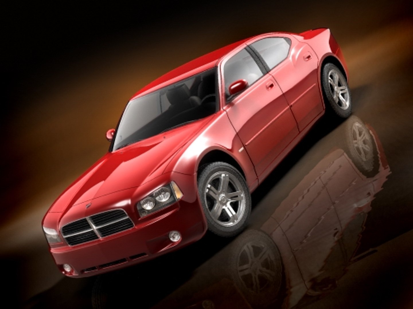 Dodge Charger 2005 3d Model