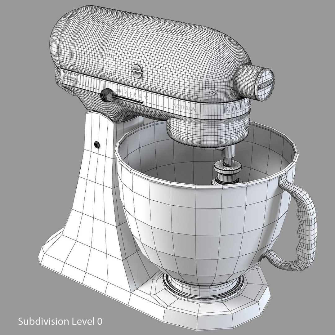 3d artisan stand mixer