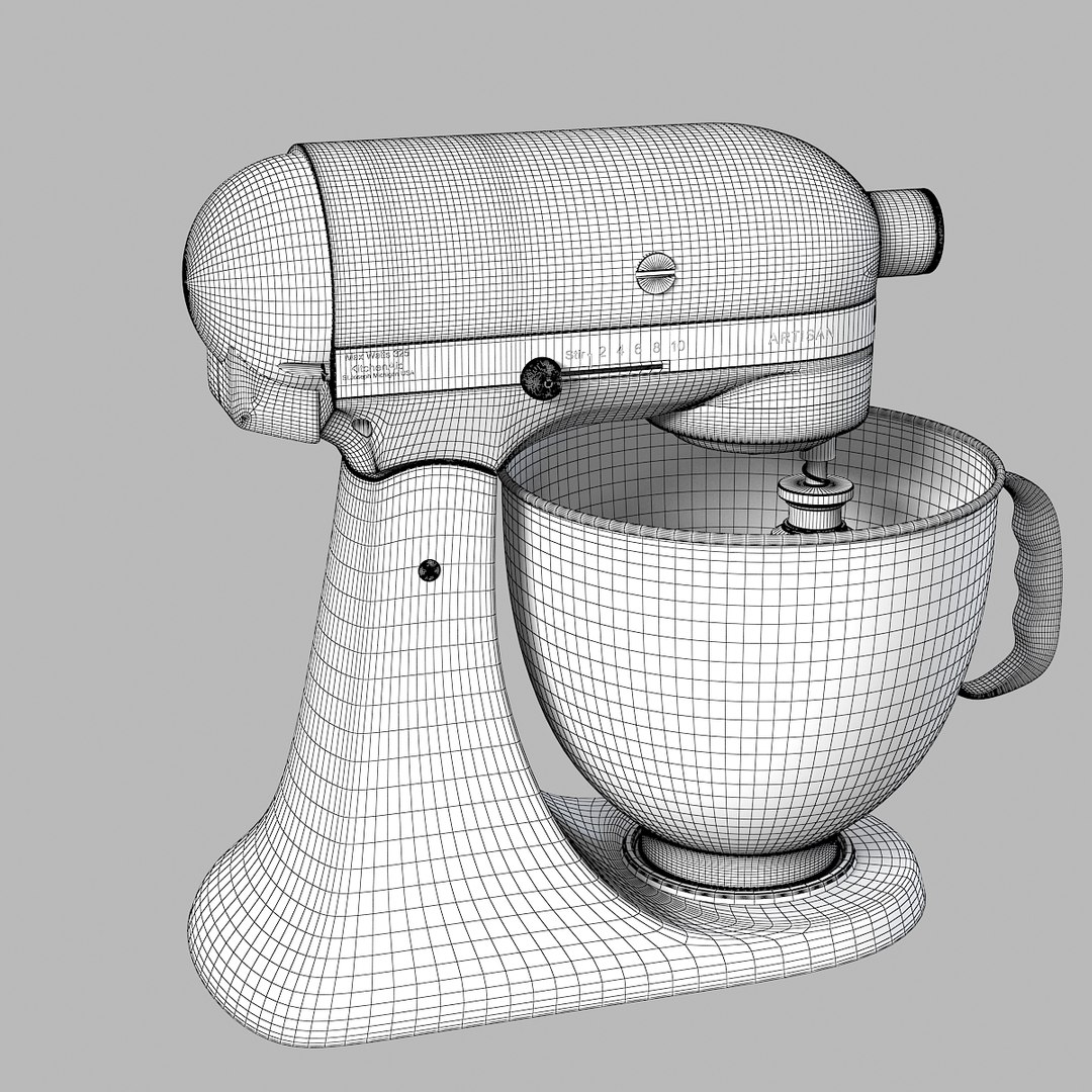 3d artisan stand mixer