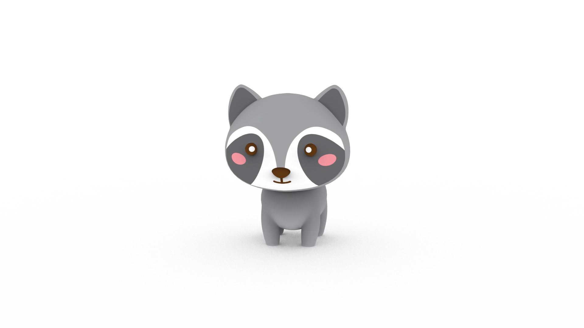 Cartoon Ratel V001 Character Model - TurboSquid 2098662