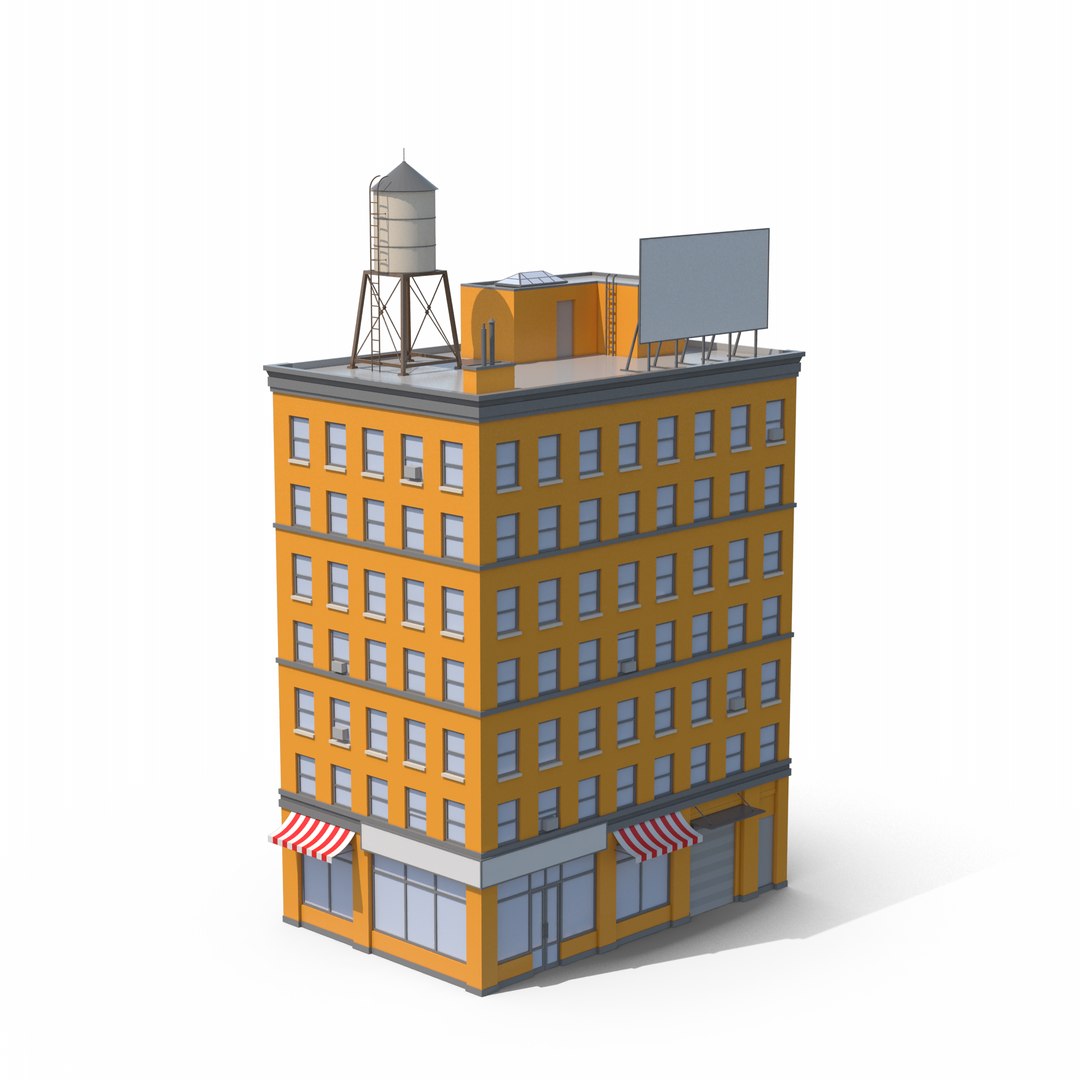 Apartment Building 31 3D Model - TurboSquid 2113749