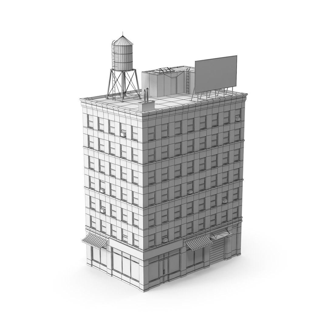 Apartment Building 31 3D Model - TurboSquid 2113749