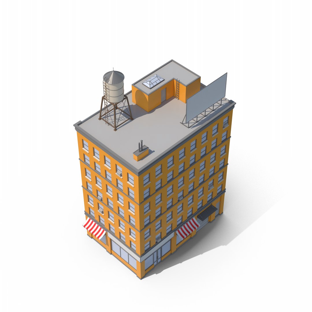 Apartment Building 31 3D Model - TurboSquid 2113749