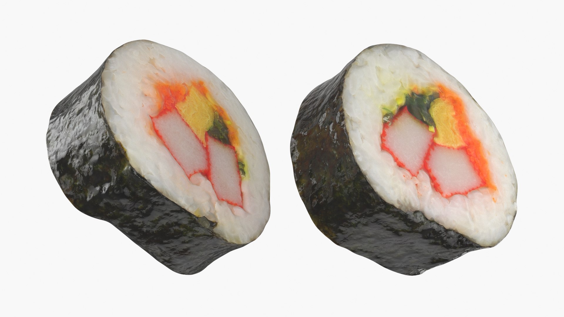 Maki Sushi 3D Model - TurboSquid 2065726