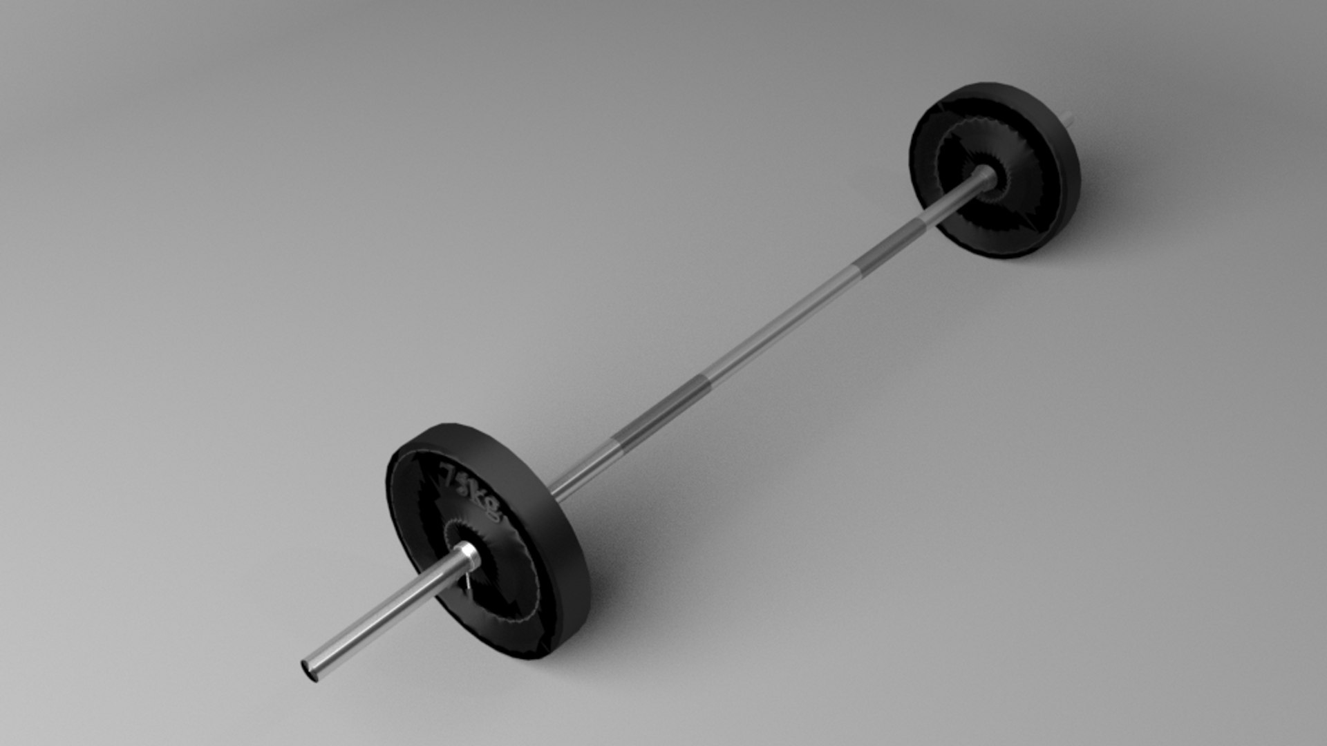 Adjustable Barbell 75 Kg 3D Model - TurboSquid 1584884