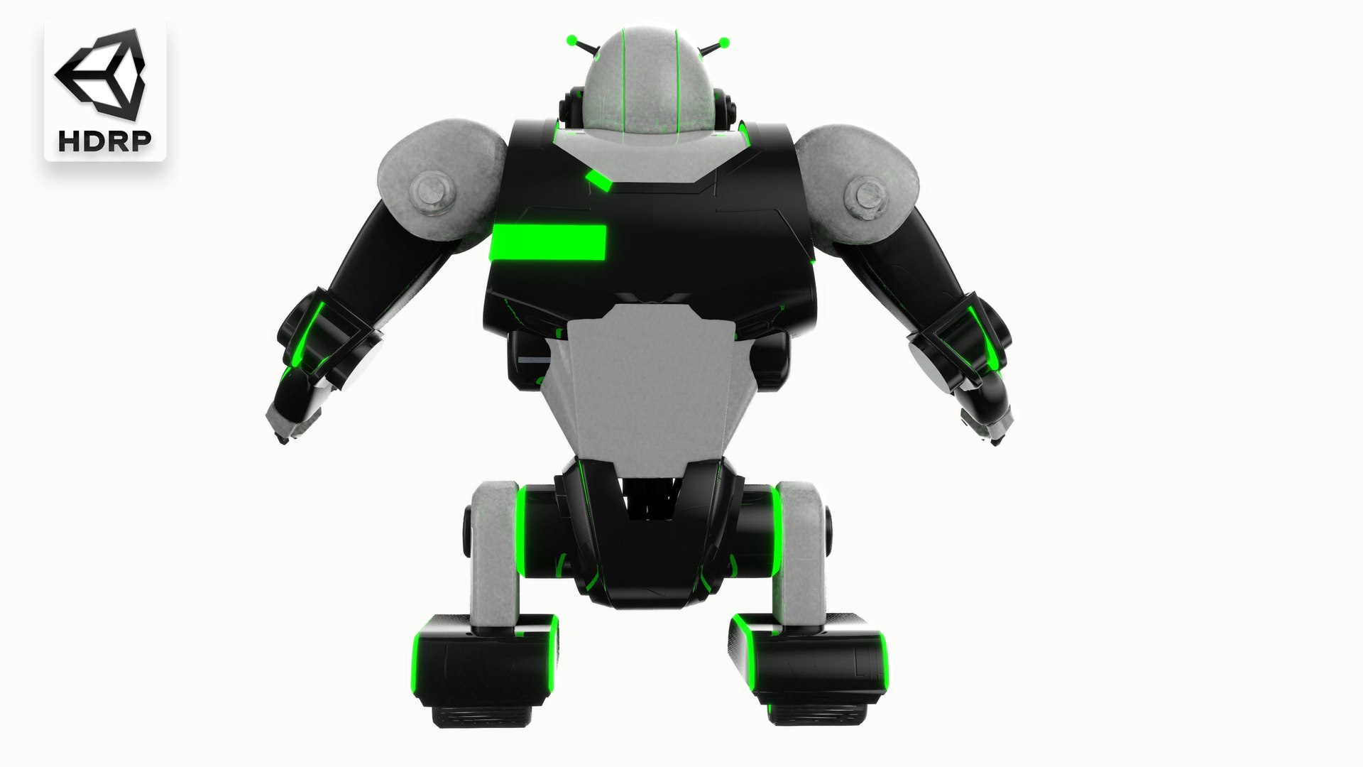 Unity-compatible Futuristic Robot Unity Hdrp 3D - TurboSquid 2211462