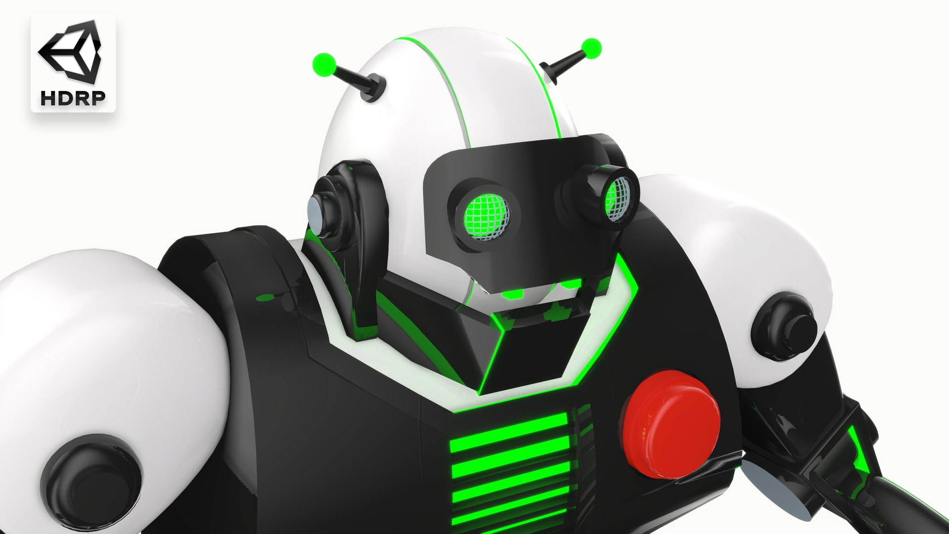 Unity-compatible Futuristic Robot Unity Hdrp 3D - TurboSquid 2211462