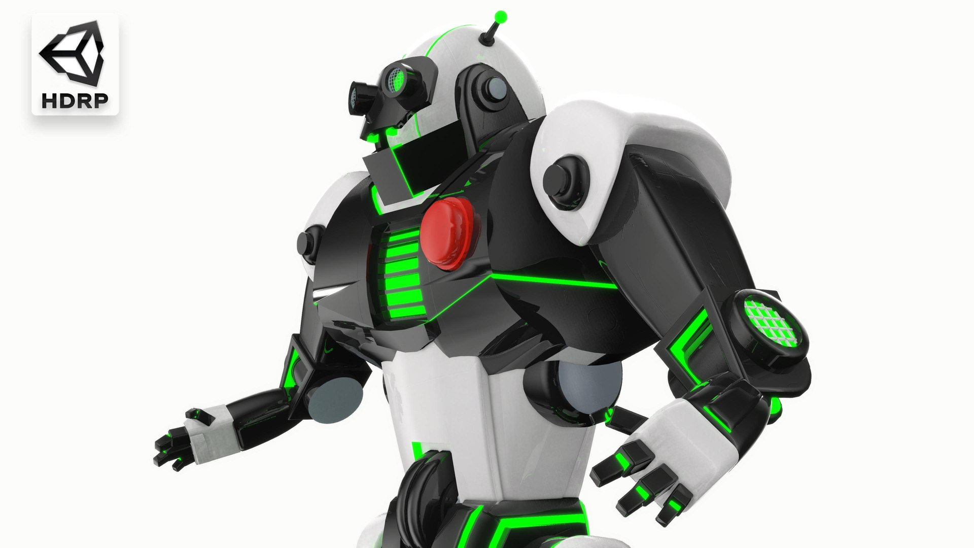 Unity-compatible Futuristic Robot Unity Hdrp 3D - TurboSquid 2211462