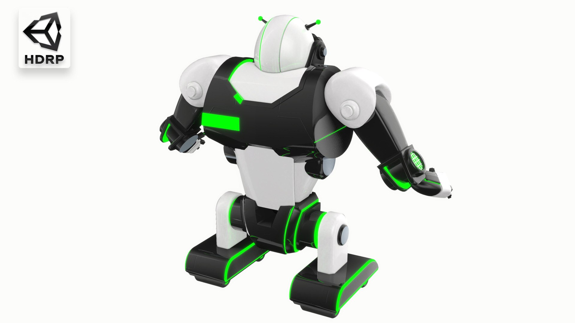 Unity-compatible Futuristic Robot Unity Hdrp 3D - TurboSquid 2211462