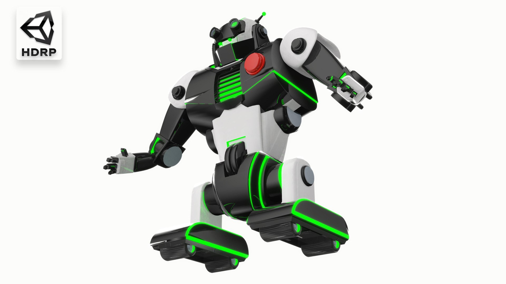 Unity-compatible Futuristic Robot Unity Hdrp 3D - TurboSquid 2211462