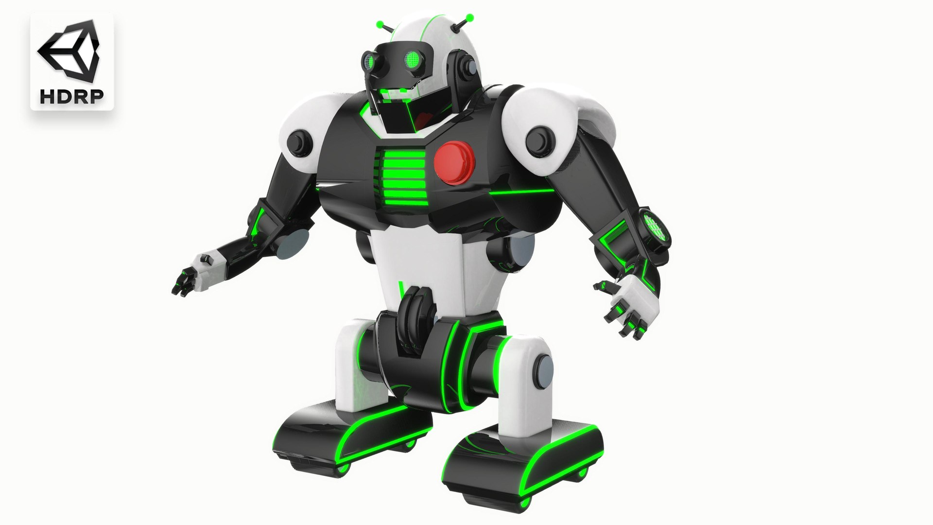 Unity-compatible Futuristic Robot Unity Hdrp 3D - TurboSquid 2211462