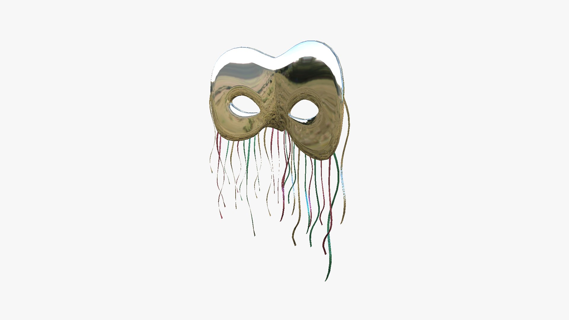 3D Carnival Mask F06 Silver - Costume Character Design - TurboSquid 2160489
