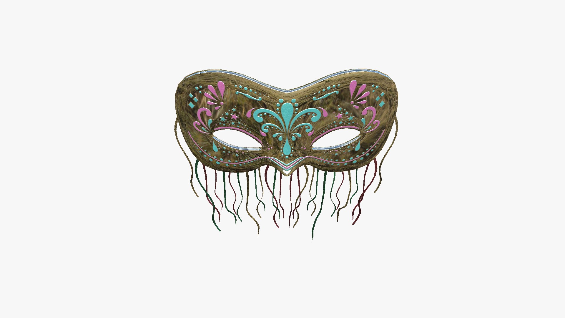 3D Carnival Mask F06 Silver - Costume Character Design - TurboSquid 2160489