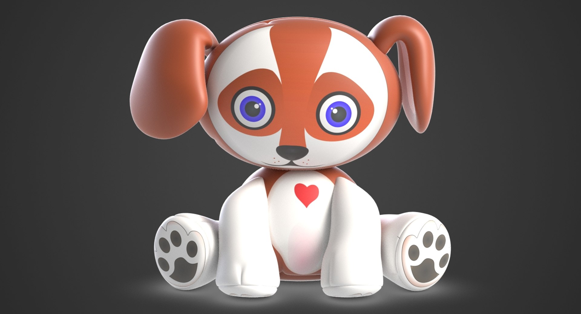 3D toy dax dog - TurboSquid 1339271