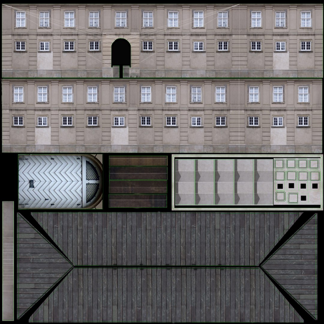 3ds Max Old Building 1700s