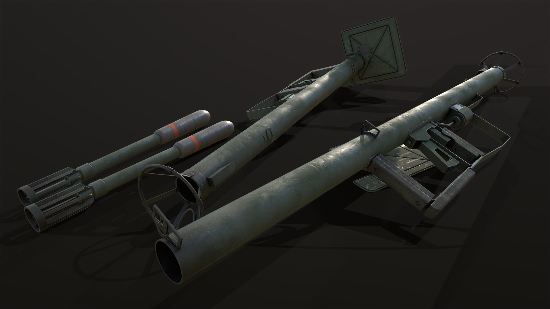 3D 44M Rocket Launcher - TurboSquid 2207657