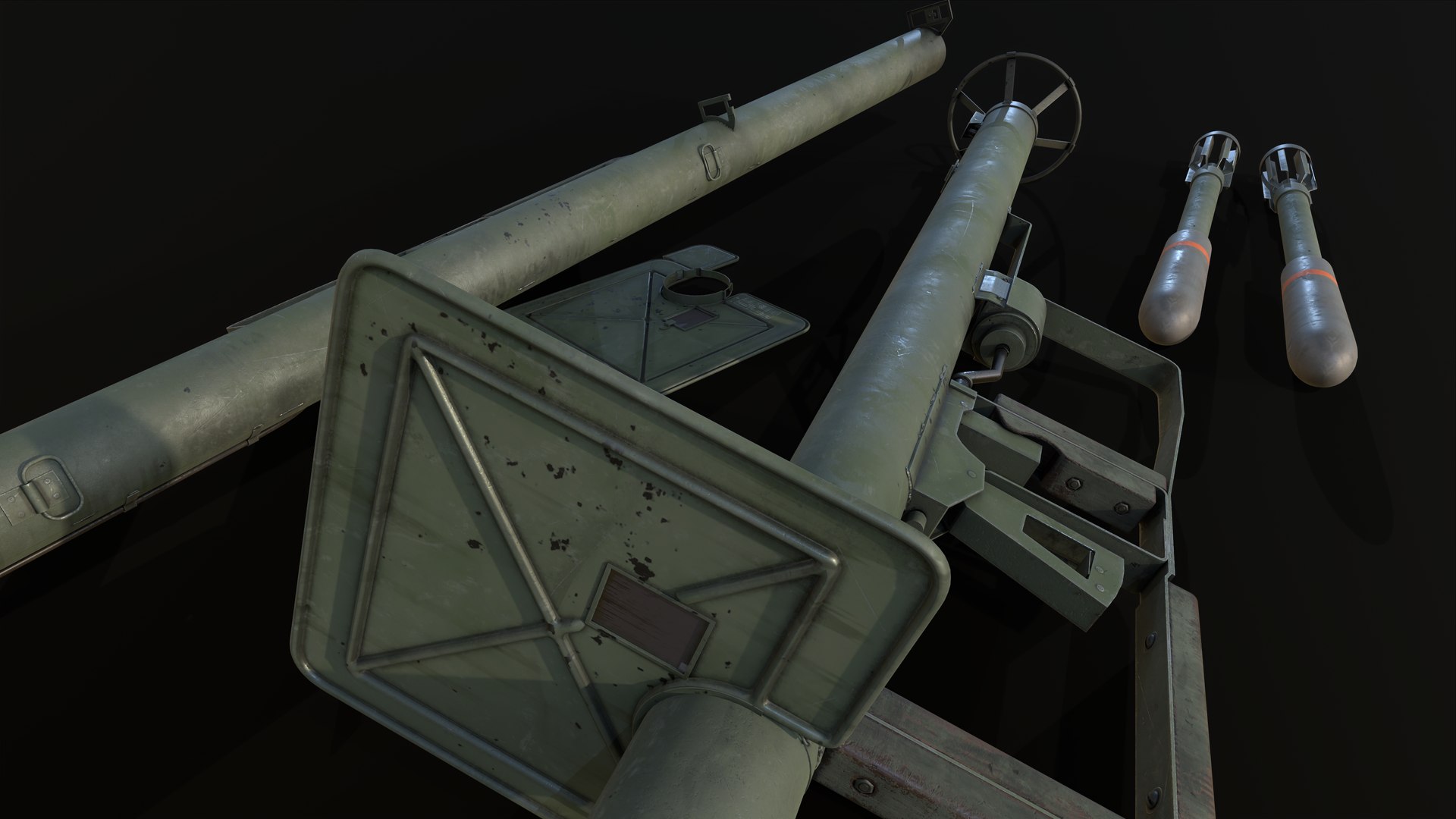 3D 44M Rocket Launcher - TurboSquid 2207657