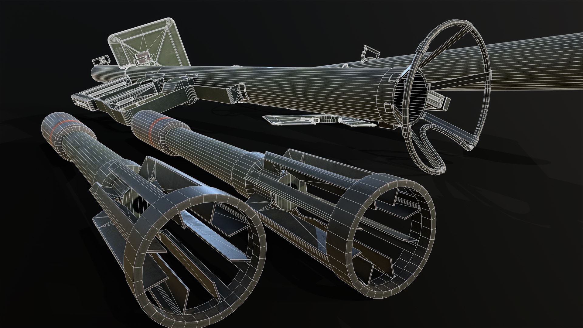 3D 44M Rocket Launcher - TurboSquid 2207657