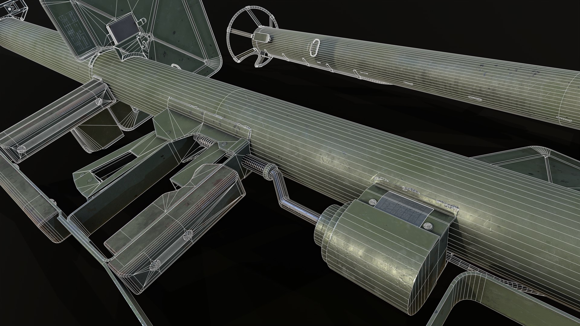 3D 44M Rocket Launcher - TurboSquid 2207657