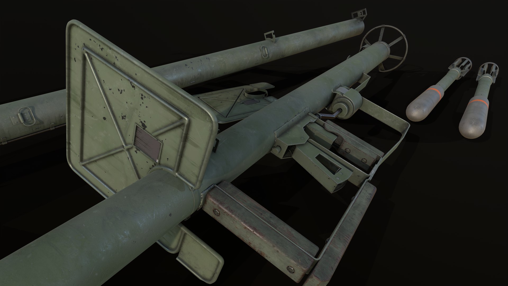 3D 44M Rocket Launcher - TurboSquid 2207657