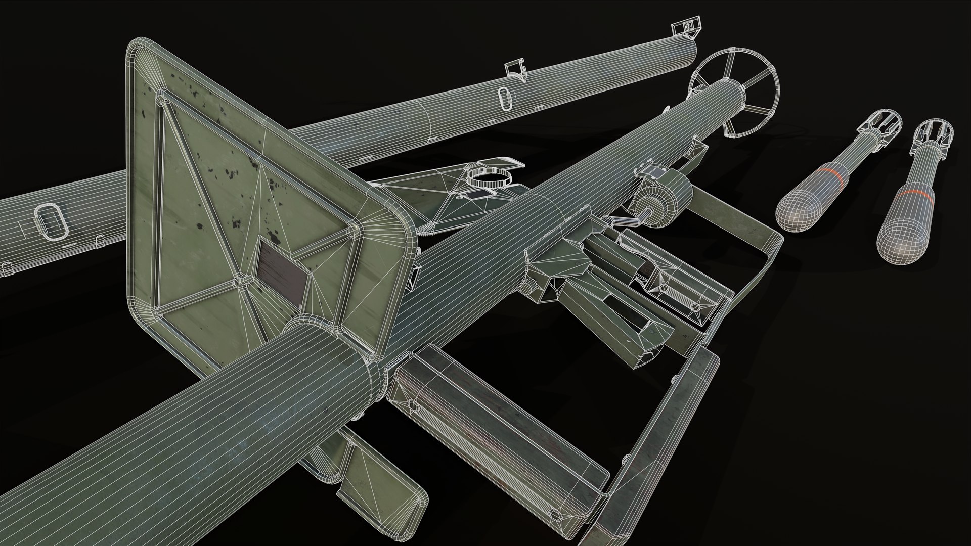 3D 44M Rocket Launcher - TurboSquid 2207657