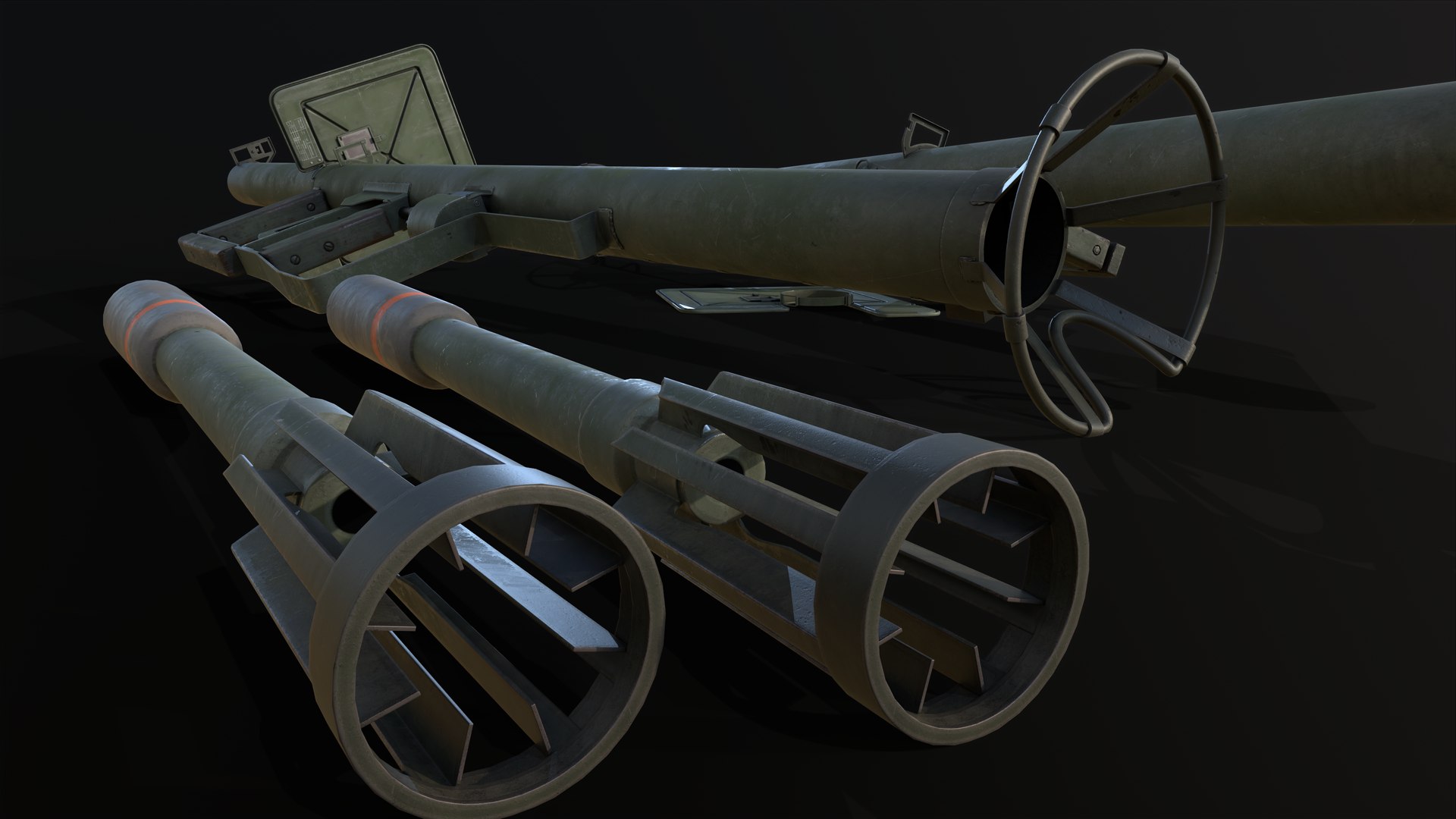 3D 44M Rocket Launcher - TurboSquid 2207657