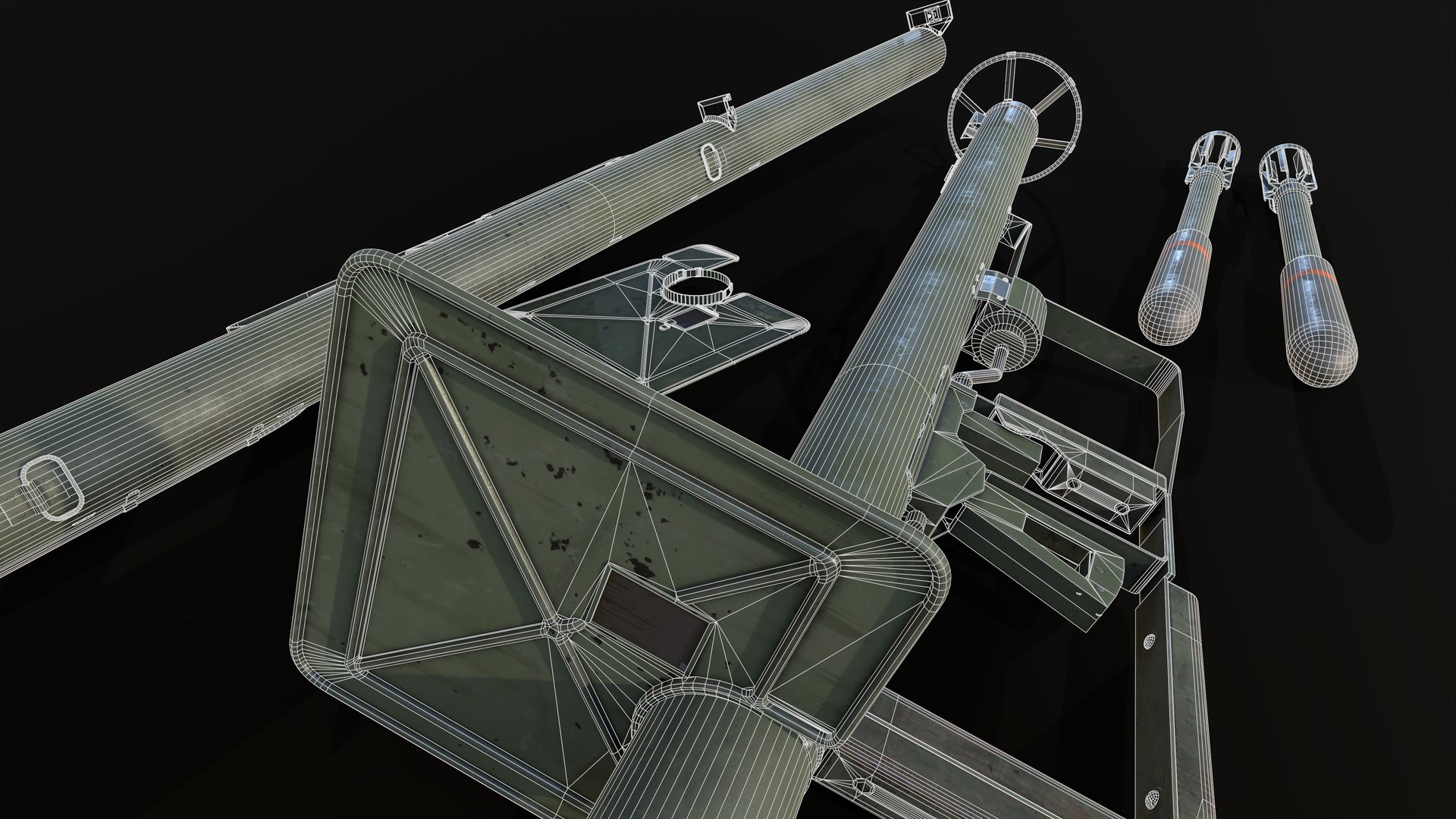 3D 44M Rocket Launcher - TurboSquid 2207657
