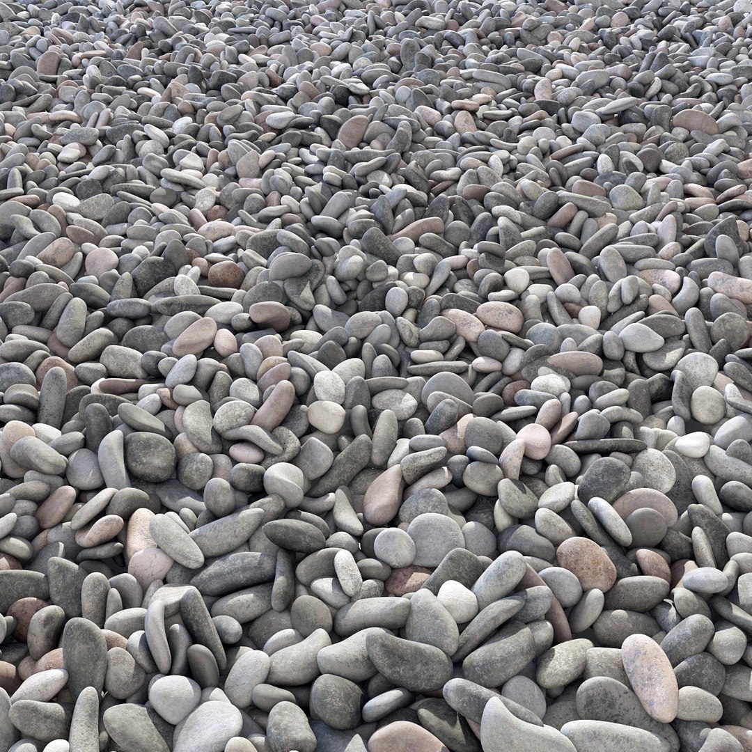 Pebble 3D - TurboSquid 1523909