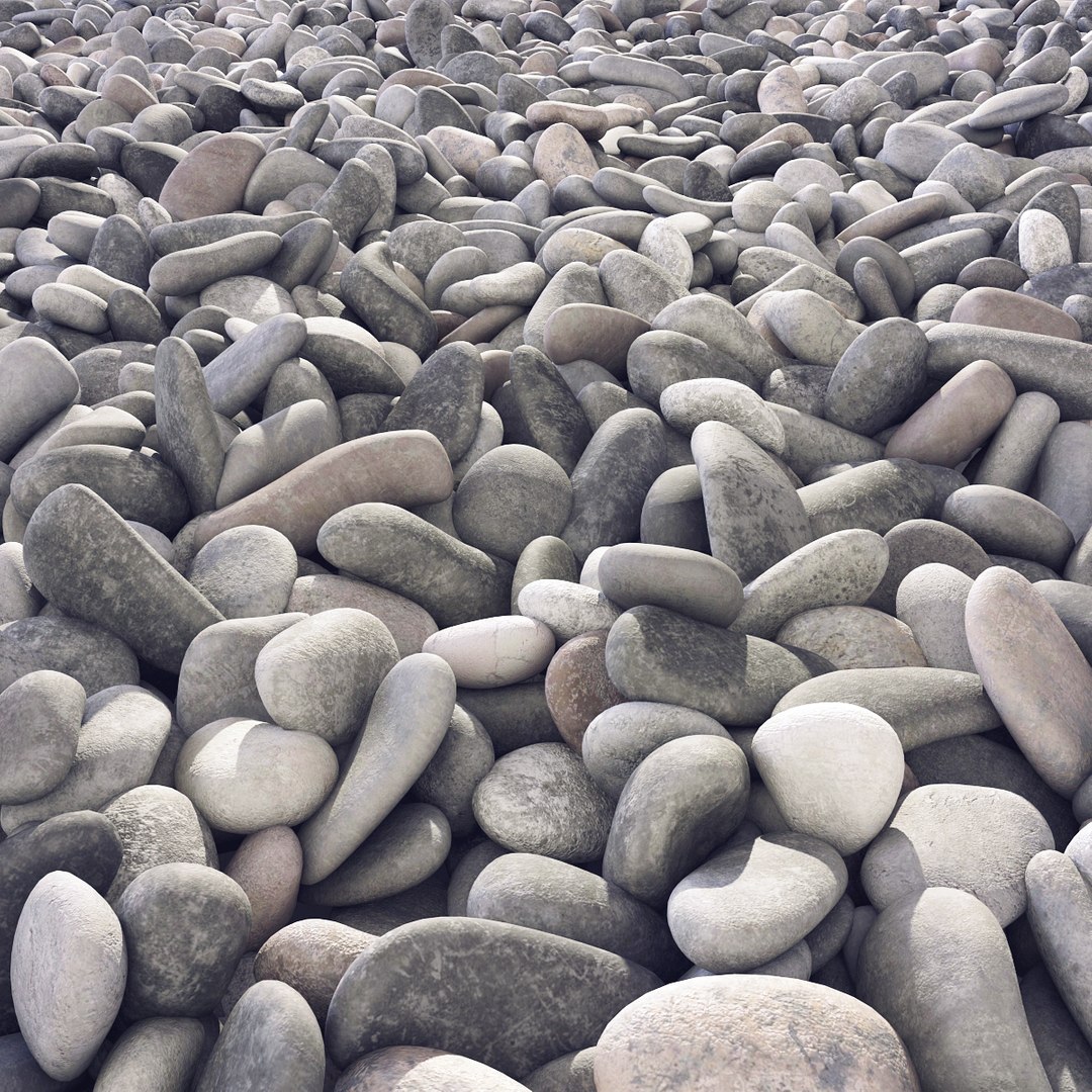 Pebble 3D - TurboSquid 1523909