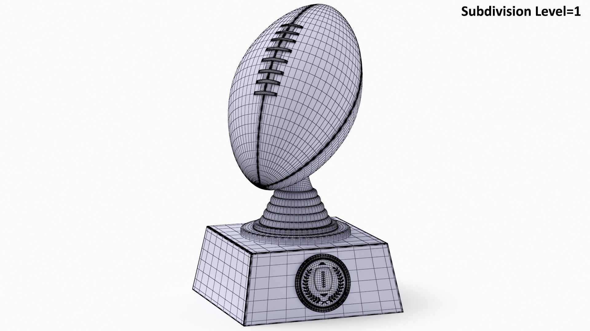 Football Trophy Model - TurboSquid 2138886