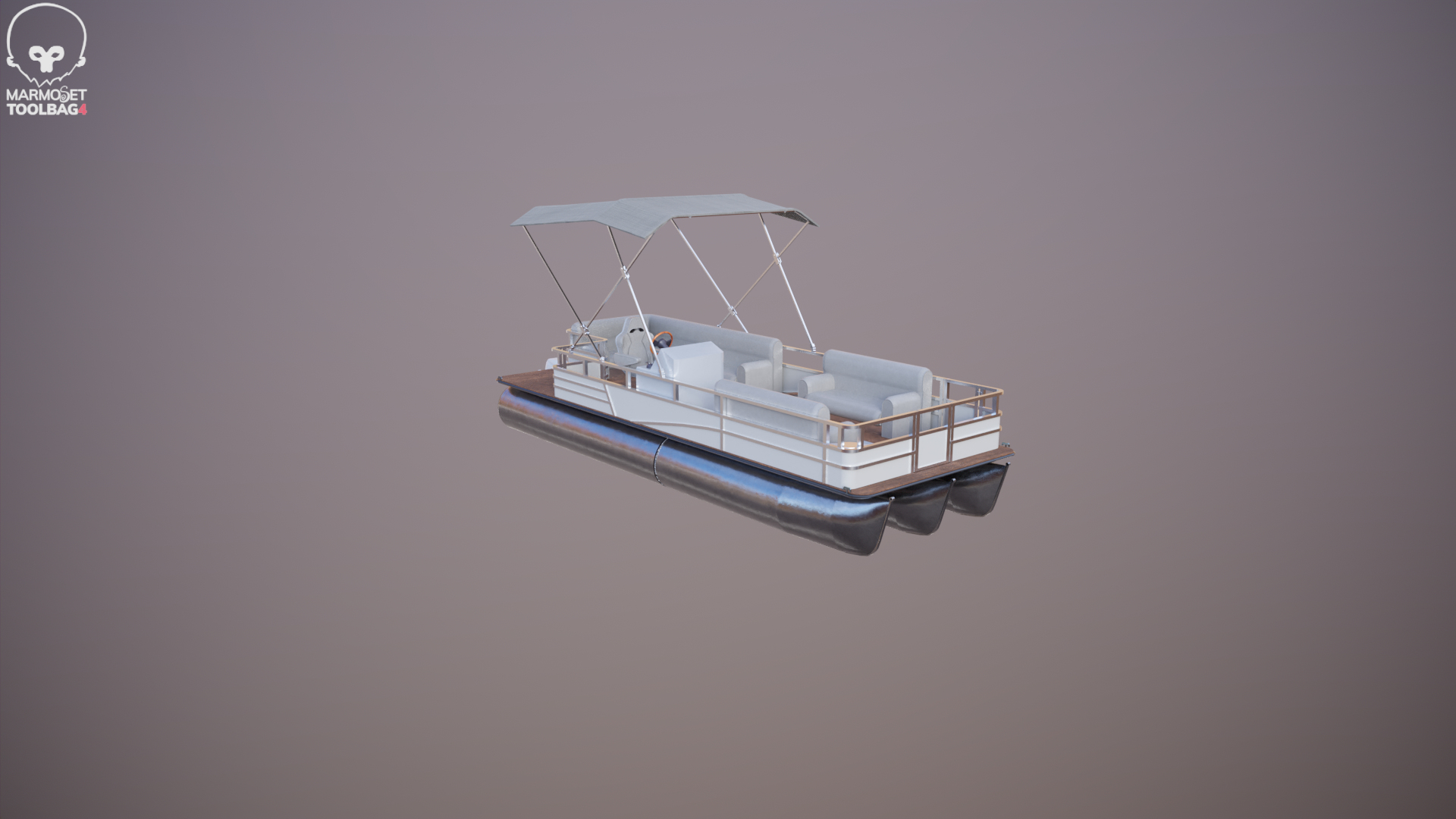 Pontoon Boat Short 3D model - TurboSquid 2181901
