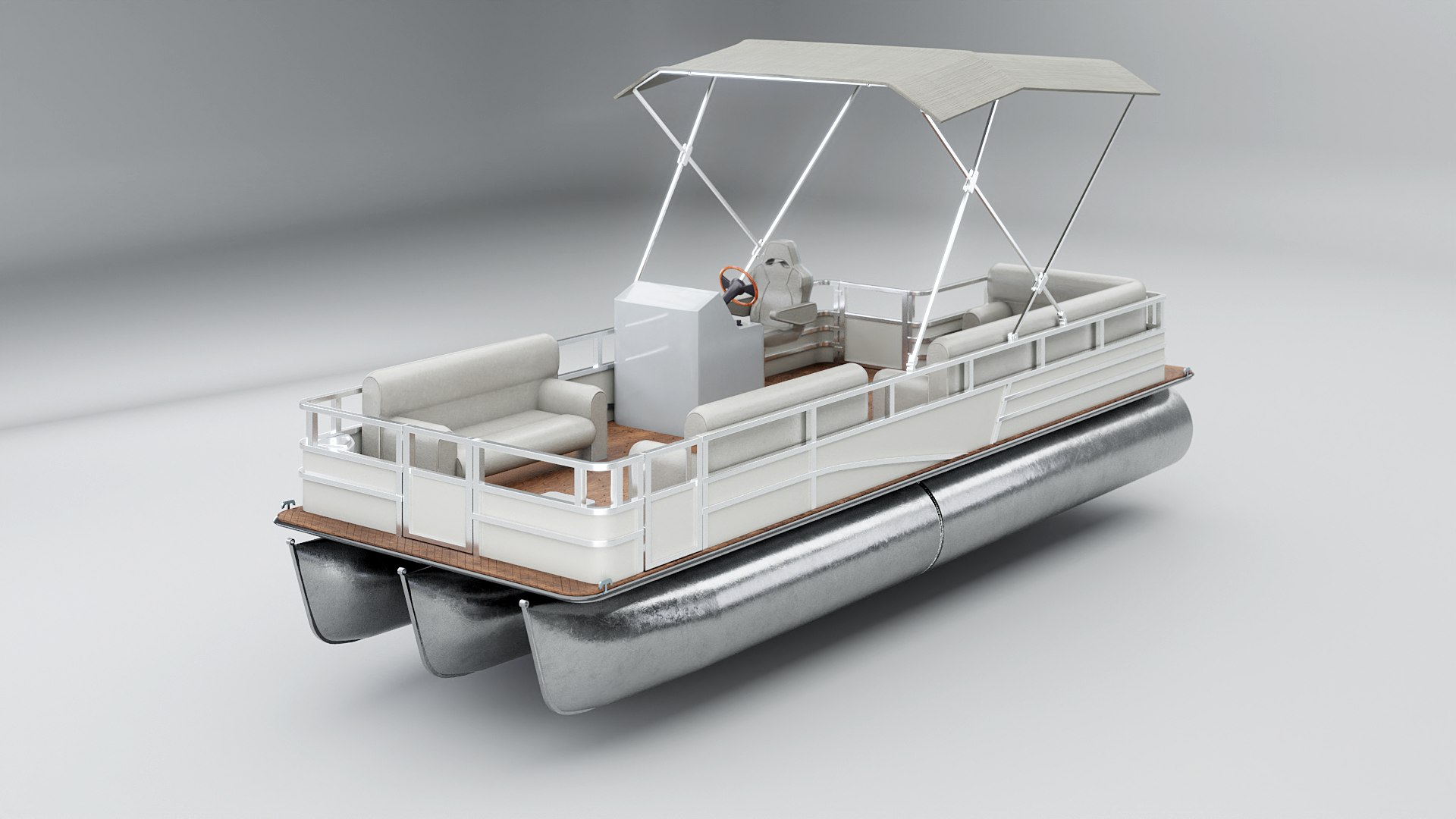 Pontoon Boat Short 3D model - TurboSquid 2181901