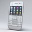 Nokia E6-00 Silver 3d Obj