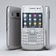 Nokia E6-00 Silver 3d Obj