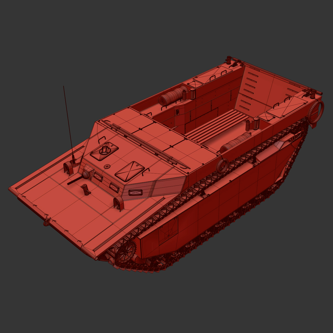 lvt-4 buffalo 3d model