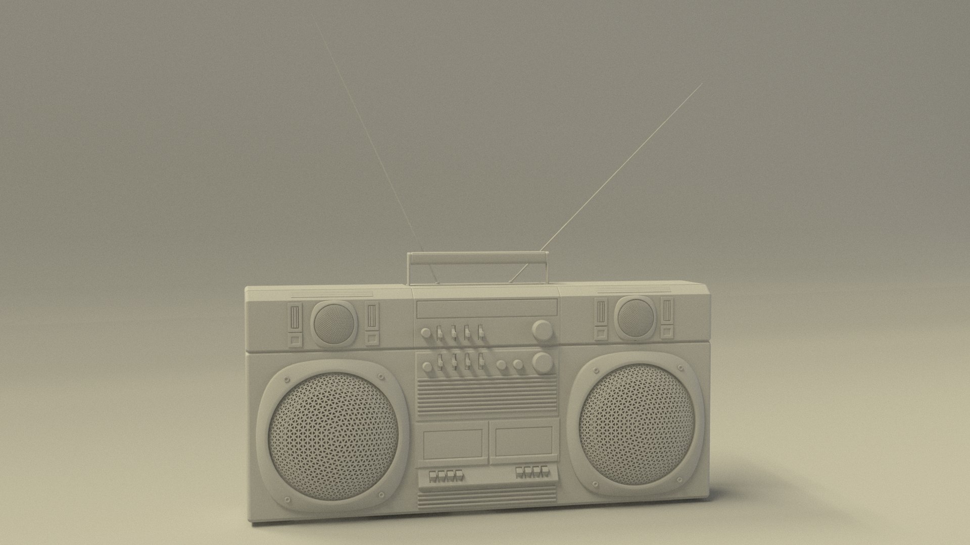 Boombox Model - TurboSquid 1880292