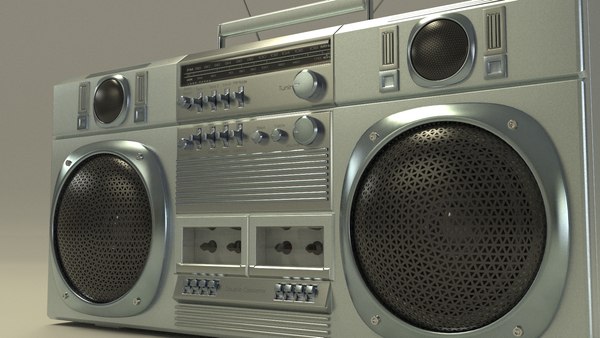 modelo 3d boombox - TurboSquid 1880292