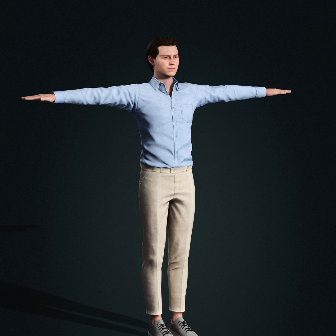 3D Model Tom Holland Character 3D Model - TurboSquid 2287749